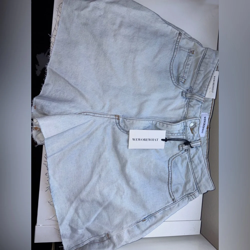 WeWoreWhat | Jeans | Weworewhat Light Blue Denim Mini Skirt | Poshmark